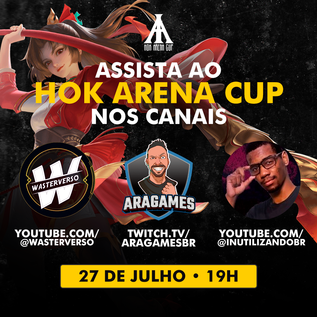 HOK ARENA CUP – Confira os canais oficiais de transmissão – Honor of ...