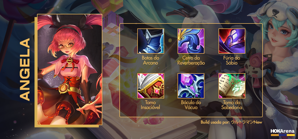 Build em Destaque: Angela – Honor of Kings Arena